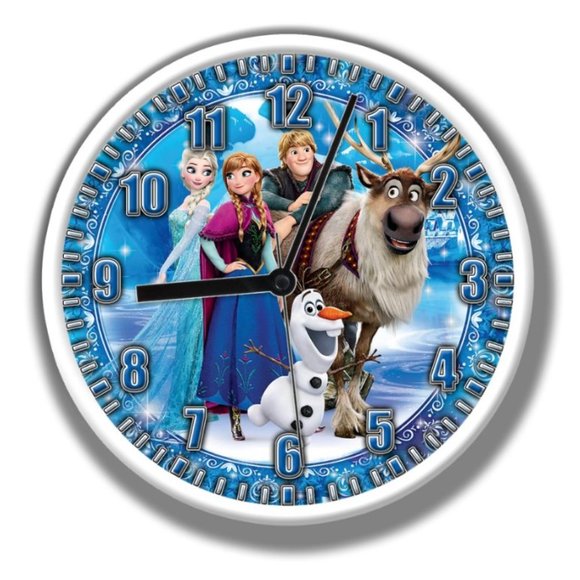 Clock | Wall Decor | Disney Frozen Elsa Olaf Anna Wall Clock New | Poshmark